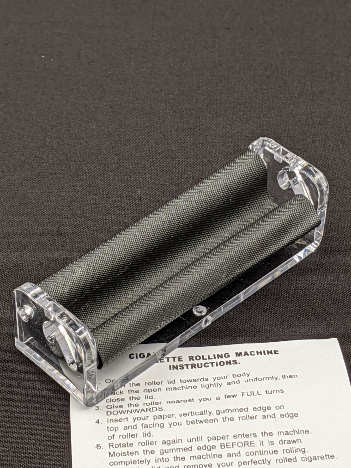 78mm Rolling Machine Roll Your Own Cigarette Paper Hand Roller Clear ...